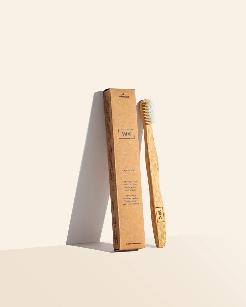Child Bamboo Toothbrush (4-Pack) – The Wasteless Project